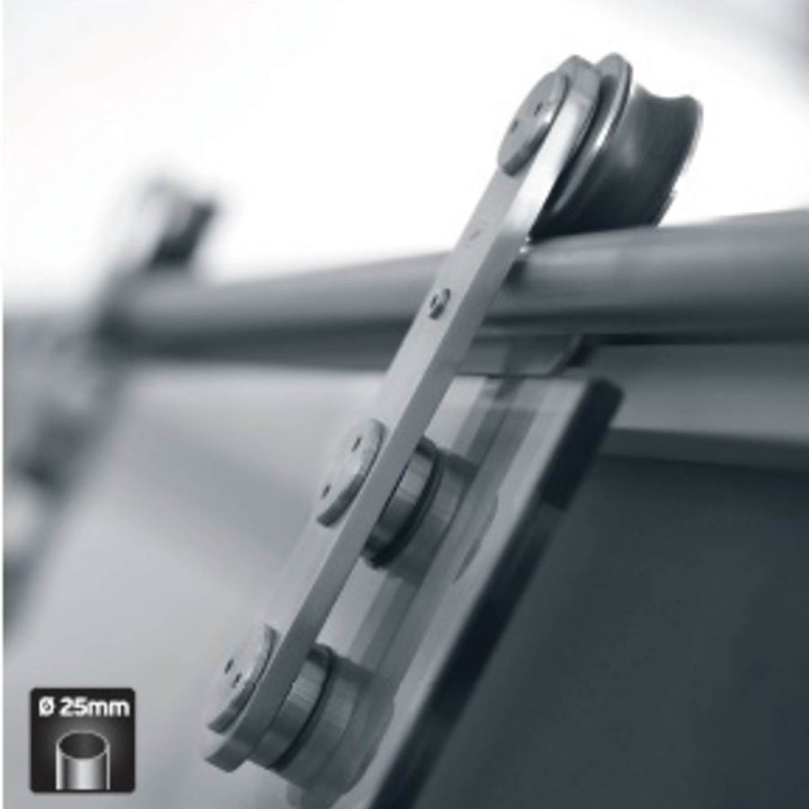 JNF by Mardeco IN.15.002 Modular Sliding Door System for Glass 25mm ...