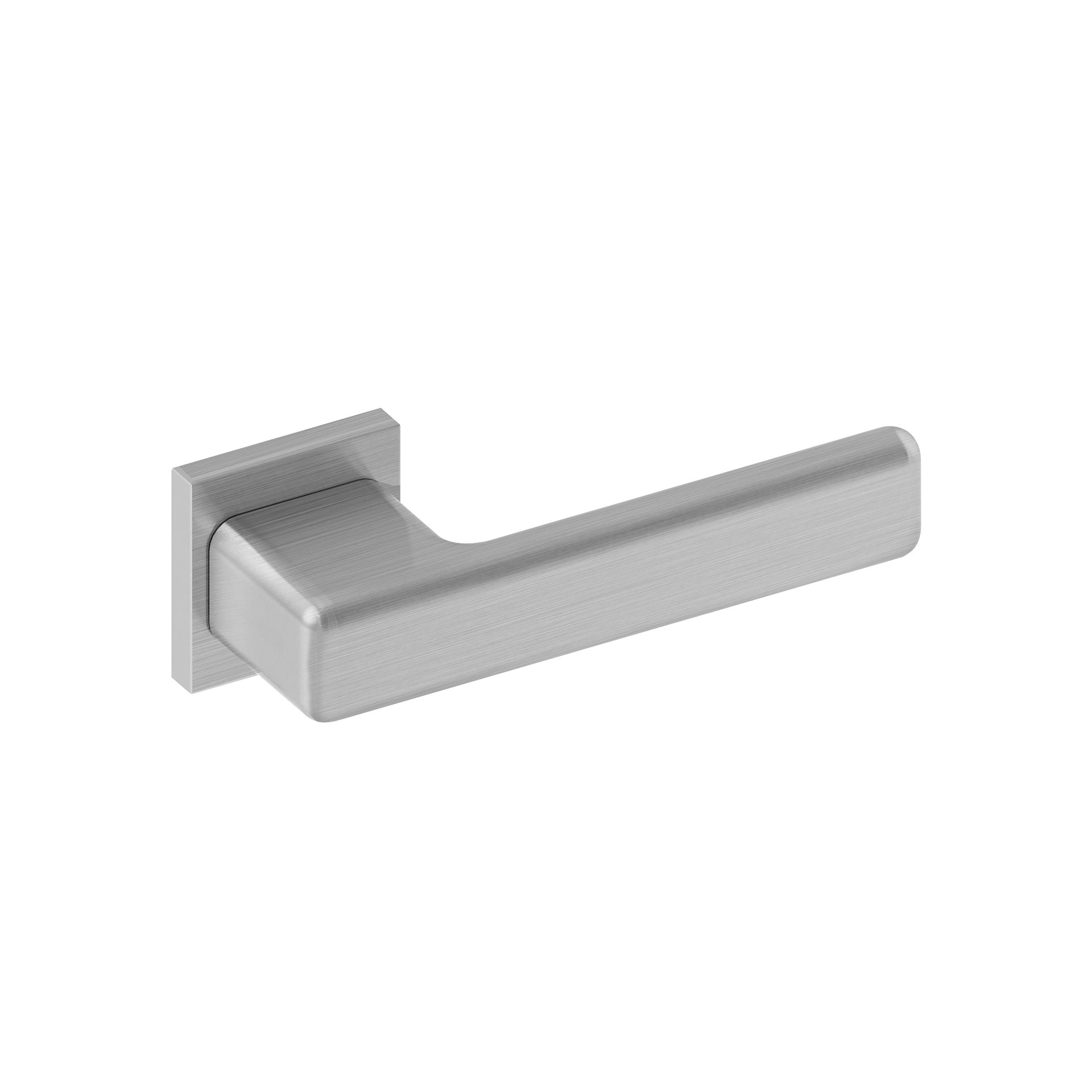IN.00.345 OSAKA Lever Handle on Square Rose. Material: Stainless Steel ...